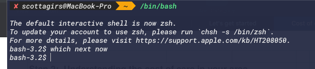 zsh: command not found: next, zsh: command not found: now · Issue #8770 ...