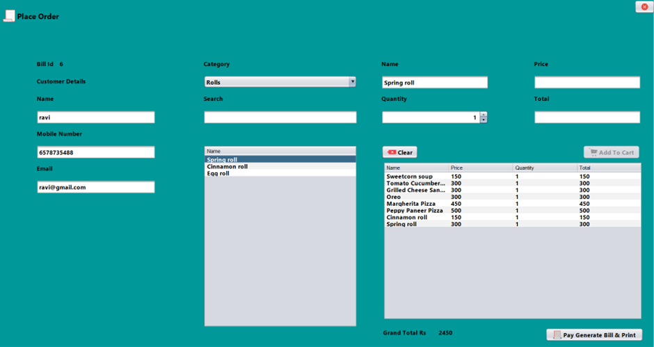 GitHub - mehrapallavi/Food-Ordering-System: Food Ordering System is a ...