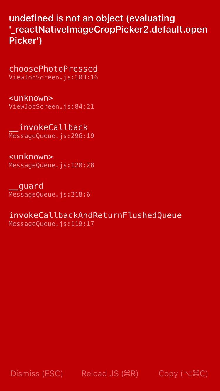 undefined is not an objdect (evaluating 'c.default.openPicker') · Issue #431 · ivpusic/react ...
