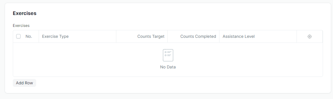 Enhancement Request: Please consider adding "Home Exercises" section similar to "Exercises ...