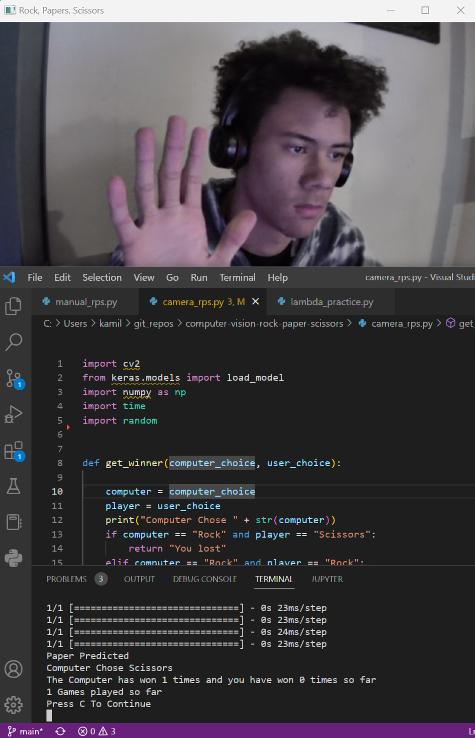 GitHub - AdjunxLynx/computer-vision-rock-paper-scissors