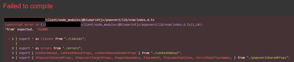 Popover2: Classes · Issue #4539 · palantir/blueprint · GitHub
