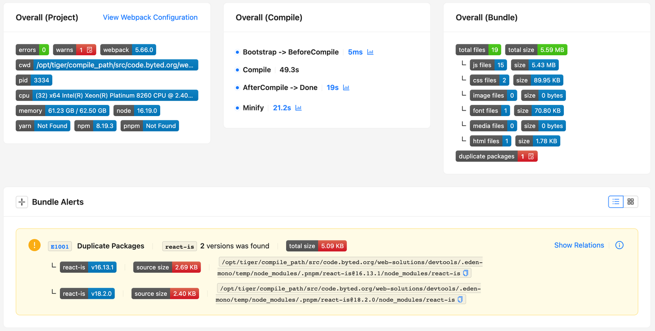 RFC: Webpack Diagnostics Meta Data · Issue #17067 · webpack/webpack · GitHub