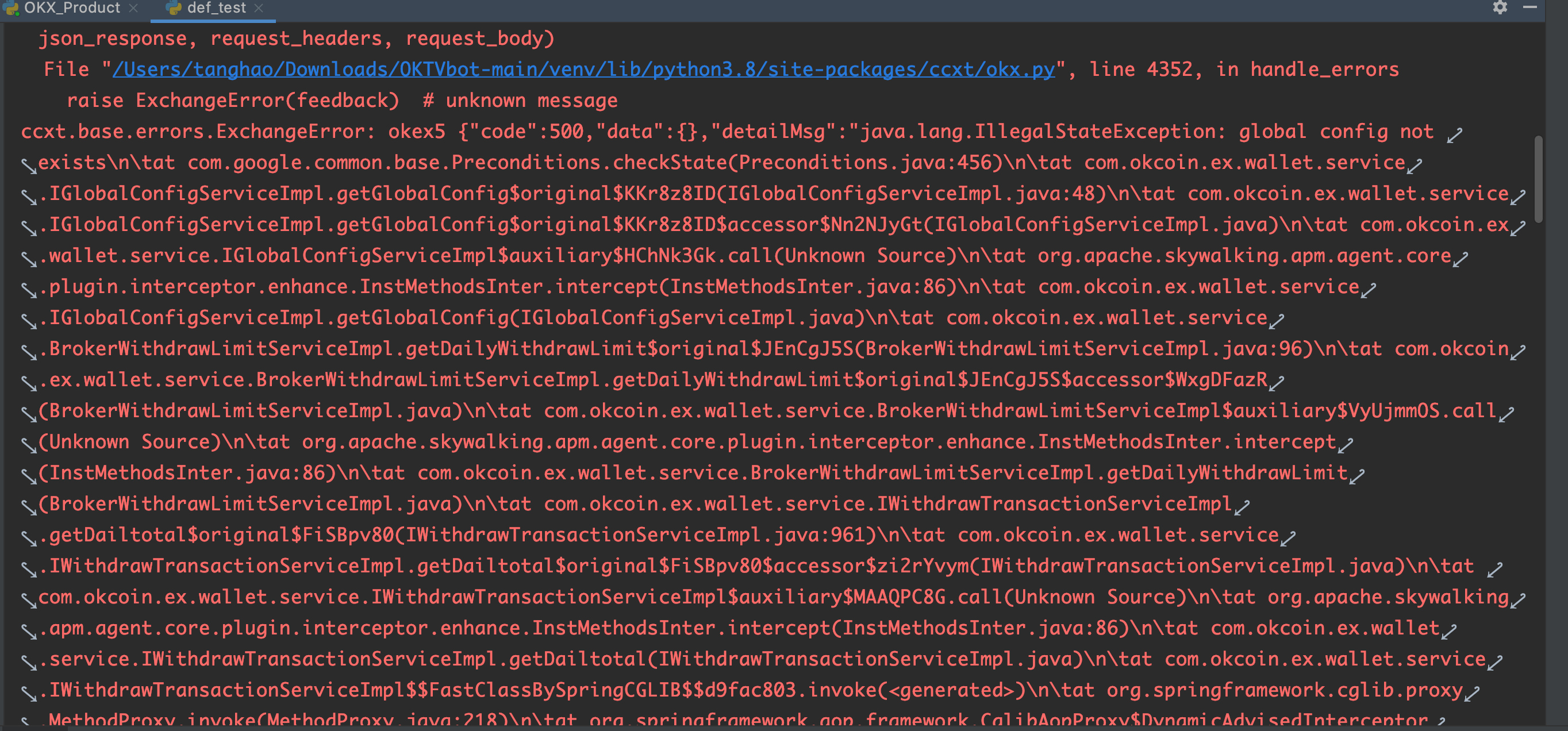 Okex5 Sandboxmode 500 Error · Issue 12774 · Ccxtccxt · Github