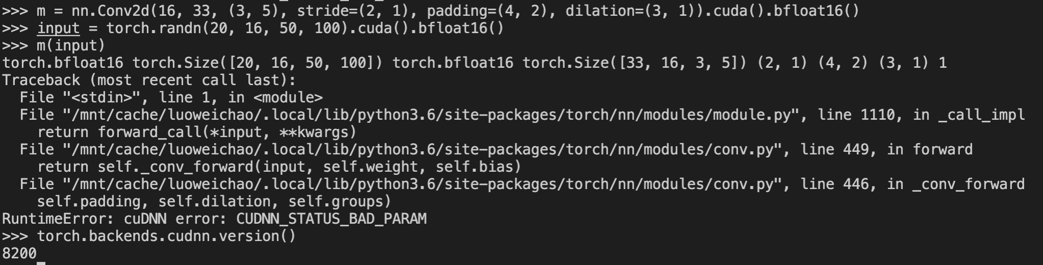 [cuDNN v8] Extend current cuDNN convolution v8 API binding to support BFloat16 · Issue #58861 ...