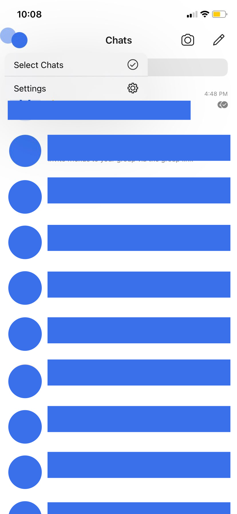 The profile icon freezes in place · Issue #5473 · signalapp/Signal-iOS · GitHub