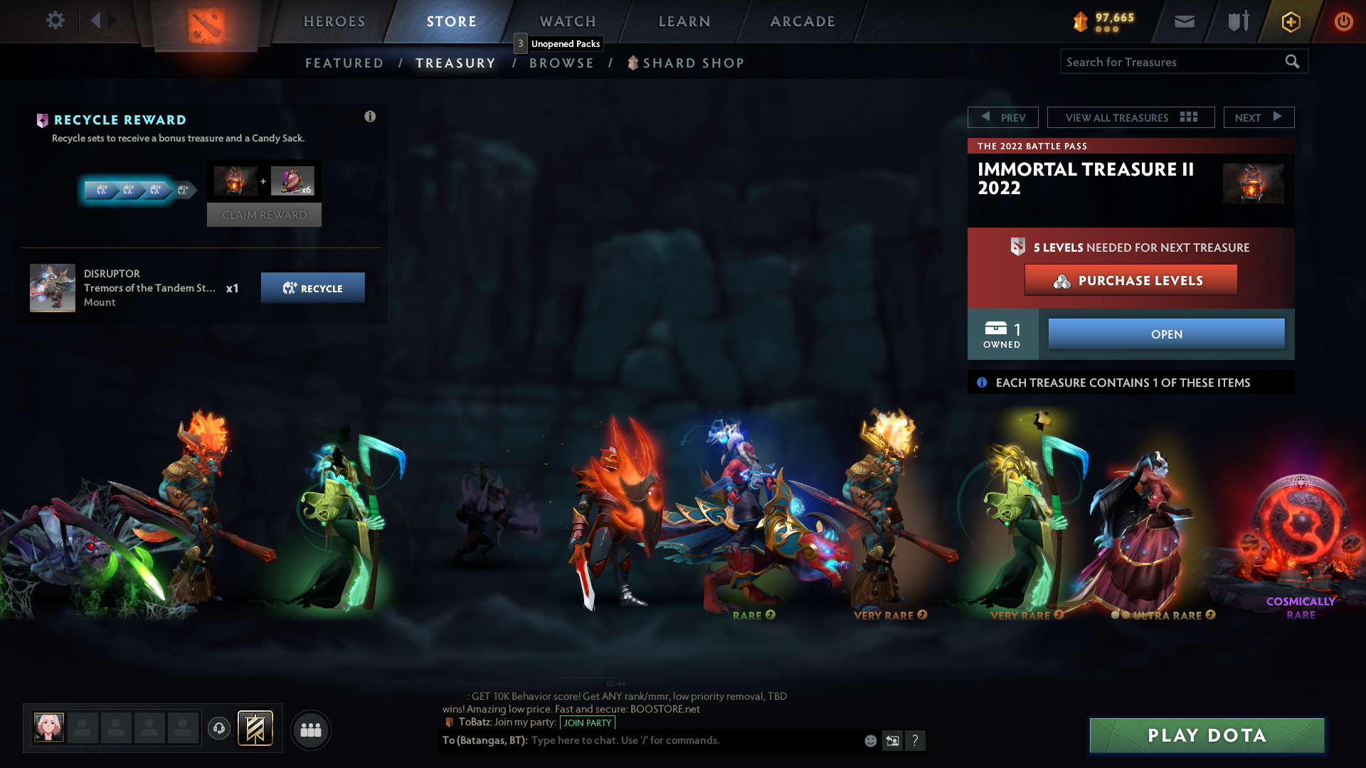 Immortal Treasure II bug · Issue #4673 · ValveSoftware/Dota2-Gameplay · GitHub