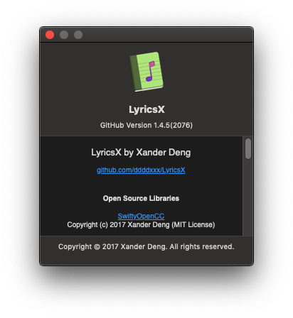 Display settings not saved upon changing · Issue #249 · ddddxxx/LyricsX · GitHub