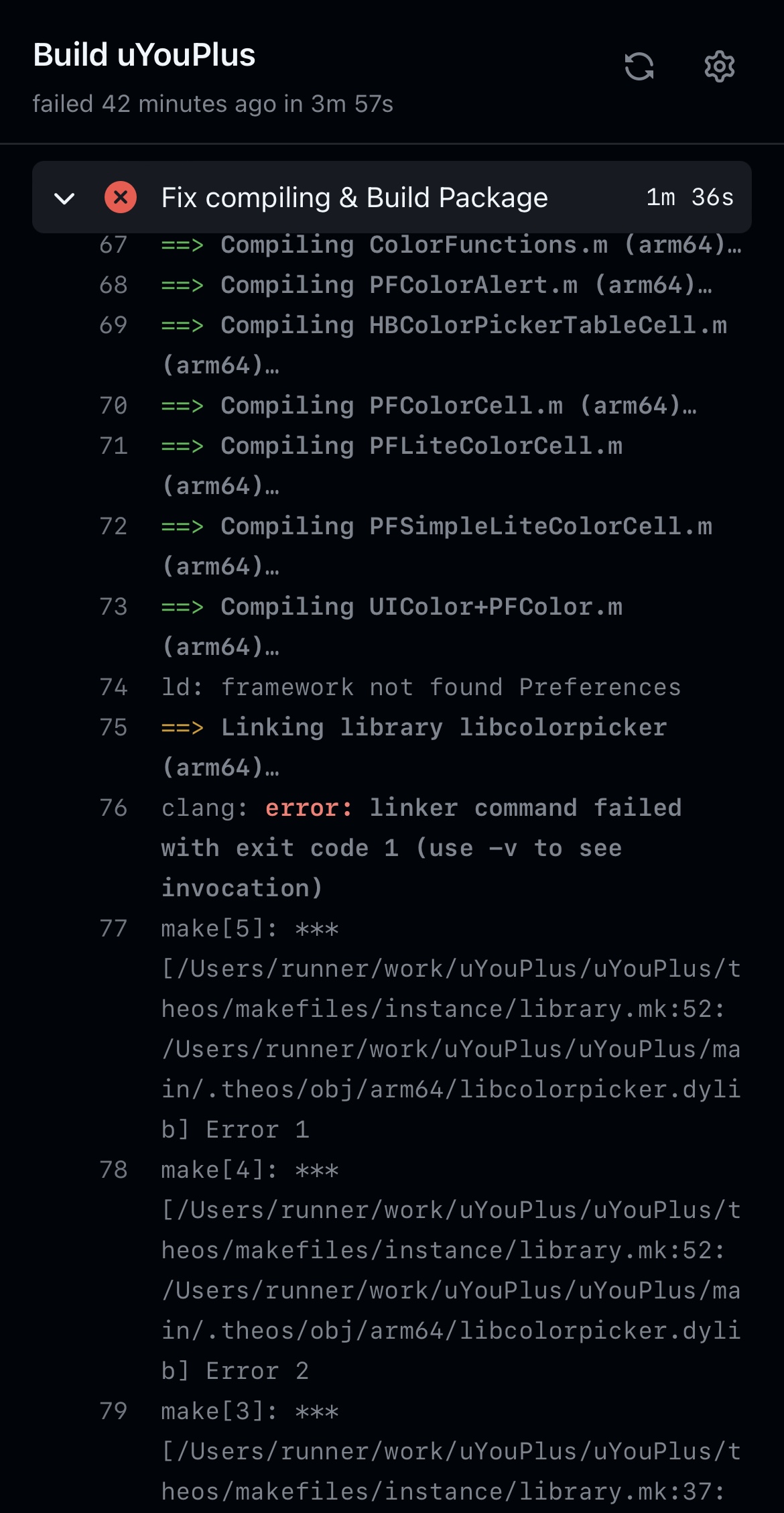 Bug Compiling Issues Clang Error · Issue 1166 · Qnblackcatuyouplus · Github
