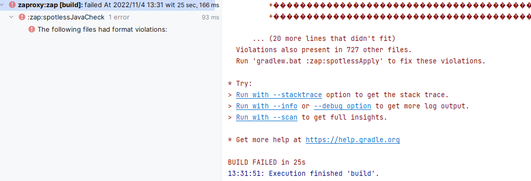 I made an error while compiling · Issue #7573 · zaproxy/zaproxy · GitHub