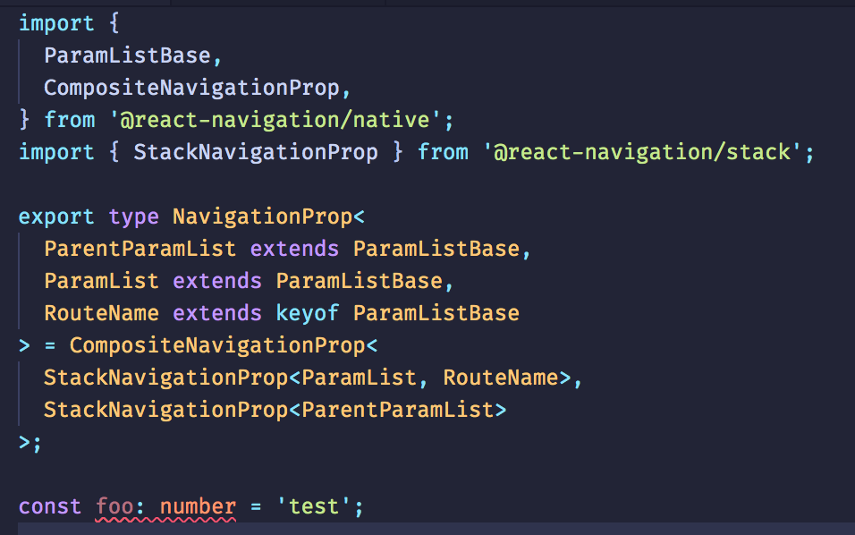 V5 Compositenavigationprop With Generics · Issue 6838 · React Navigationreact Navigation · Github