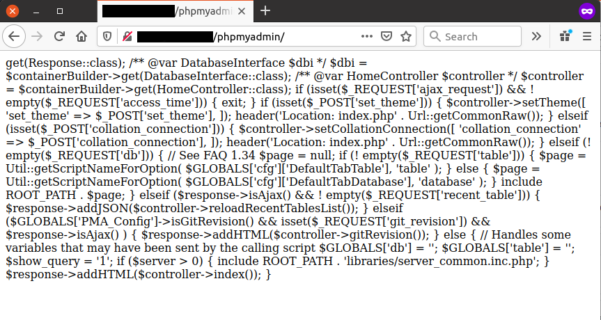 Ubuntu 18.04, phpMyAdmin 5.0.4 (PPA) - Displays PHP code instead of login page · Issue #16582 ...