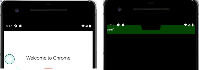 Kivy App With Fullscreen0 Rendering In The Status Bar And Cutout