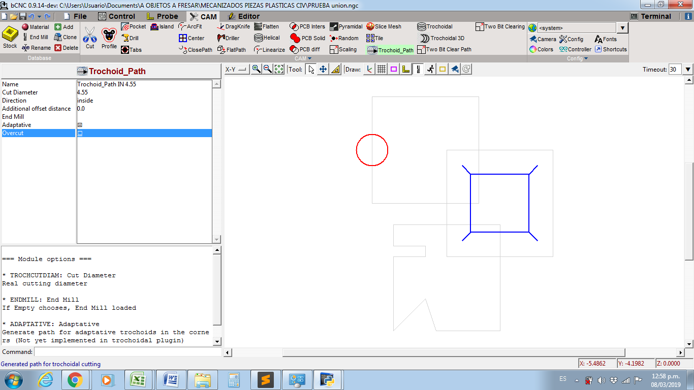 I need a little help to add cut operation to Trochoid_path · Issue ...
