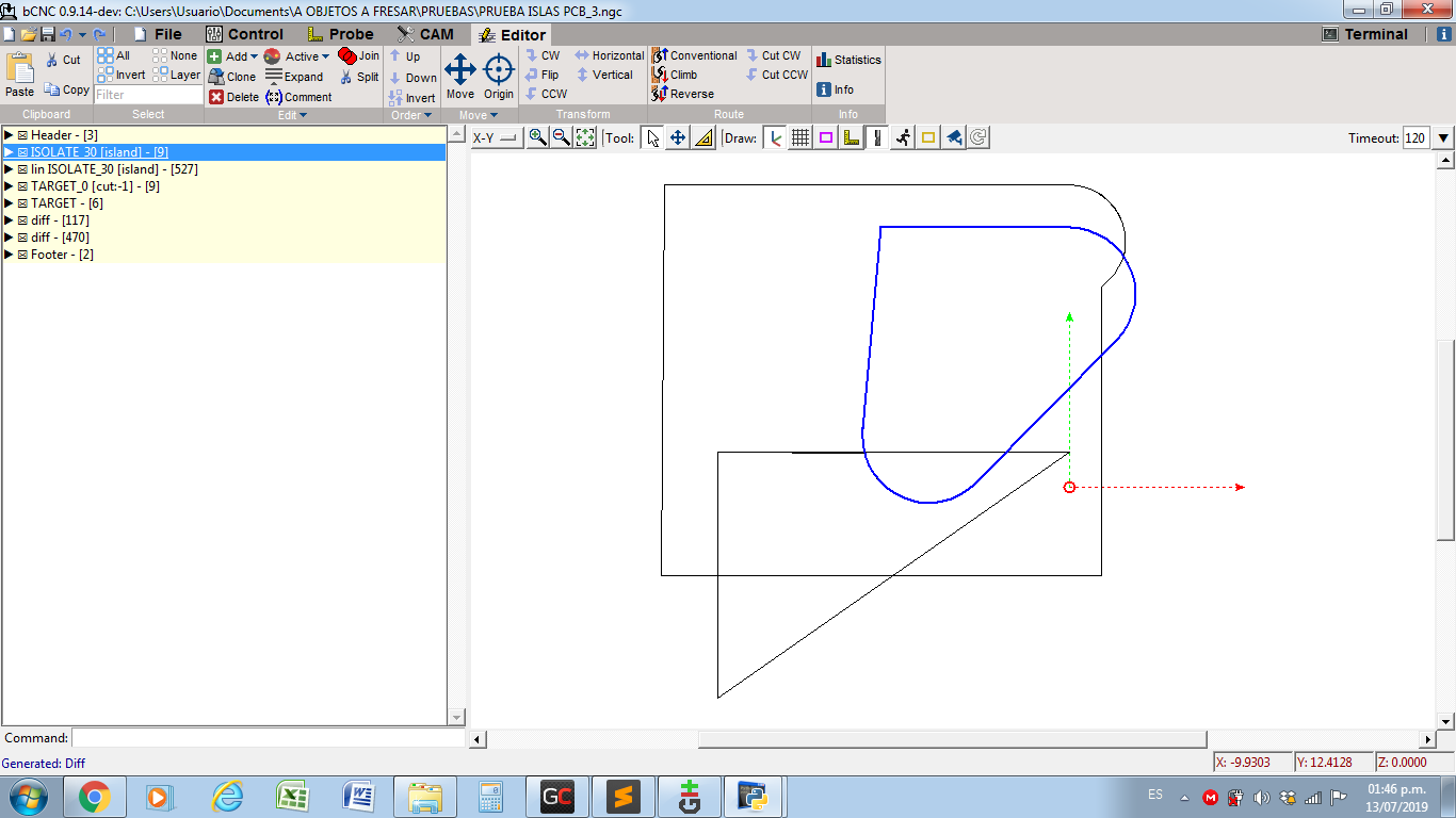 Difference: anomalous behavior · Issue #1251 · vlachoudis/bCNC · GitHub