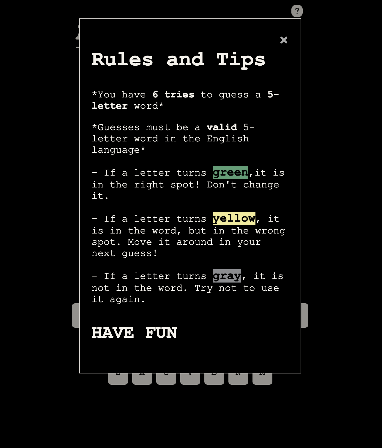 GitHub - kwonangela/Project-1-Wordle