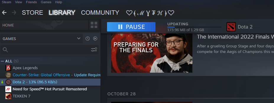 Update Downloading issue in Dota2 · Issue #4749 · ValveSoftware/Dota2-Gameplay · GitHub
