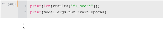 Wrong number of epochs return in model training · Issue #1325 · ThilinaRajapakse ...