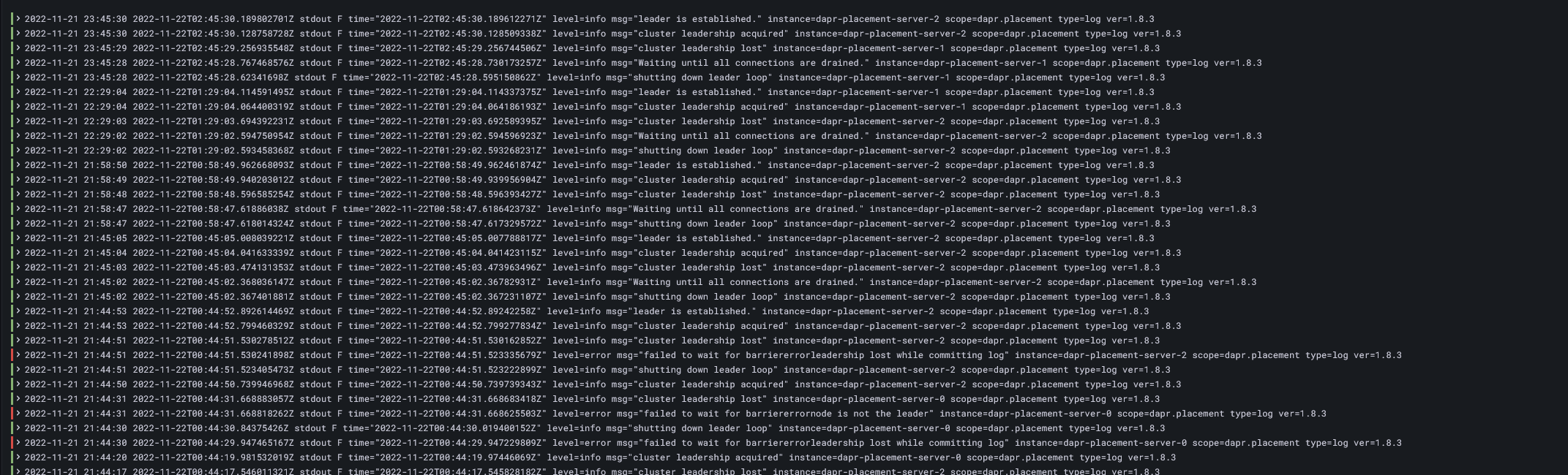 Nil dereference crash on placement.go:182 · Issue #5575 · dapr/dapr ...