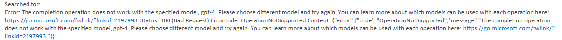 GPT4 · Issue #172 · Azure-Samples/azure-search-openai-demo-csharp · GitHub