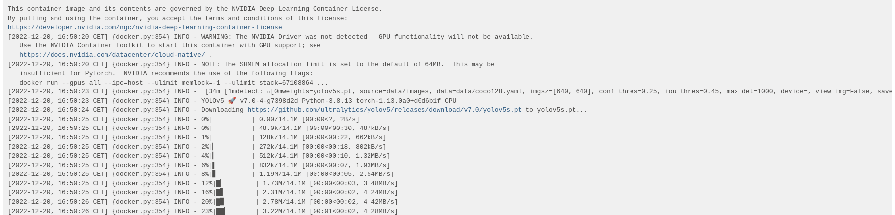 Not able to access GPU with Docker in Docker through Airflow orchestrator to start a training ...
