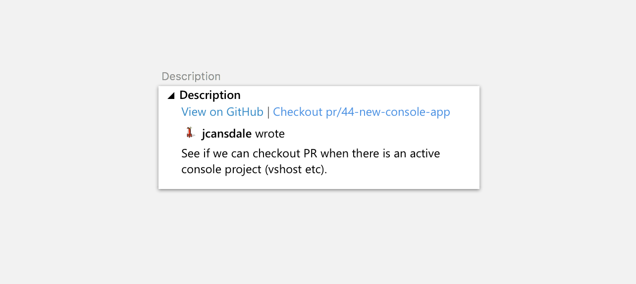 Make PR details pane layout more consistent with GitHub · Issue #1452 · github/VisualStudio · GitHub