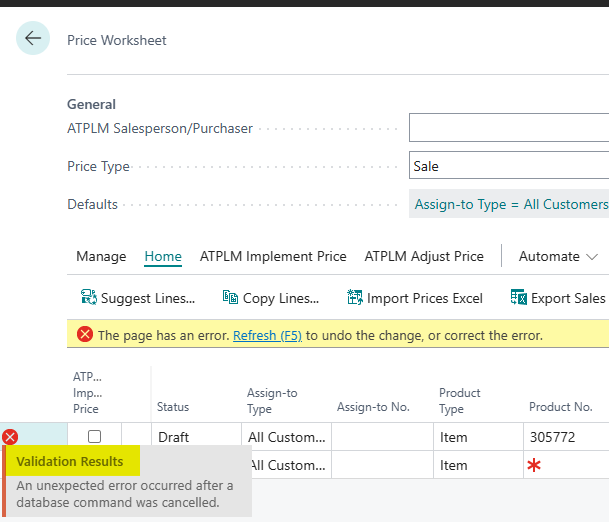 Table Price Worksheet Line Field Lino No Autoincrement Hitting Int32 Limit · Issue 24216