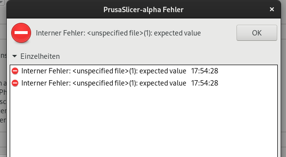 Crash after trying to add a physical Printer · Issue #10355 · prusa3d/PrusaSlicer · GitHub