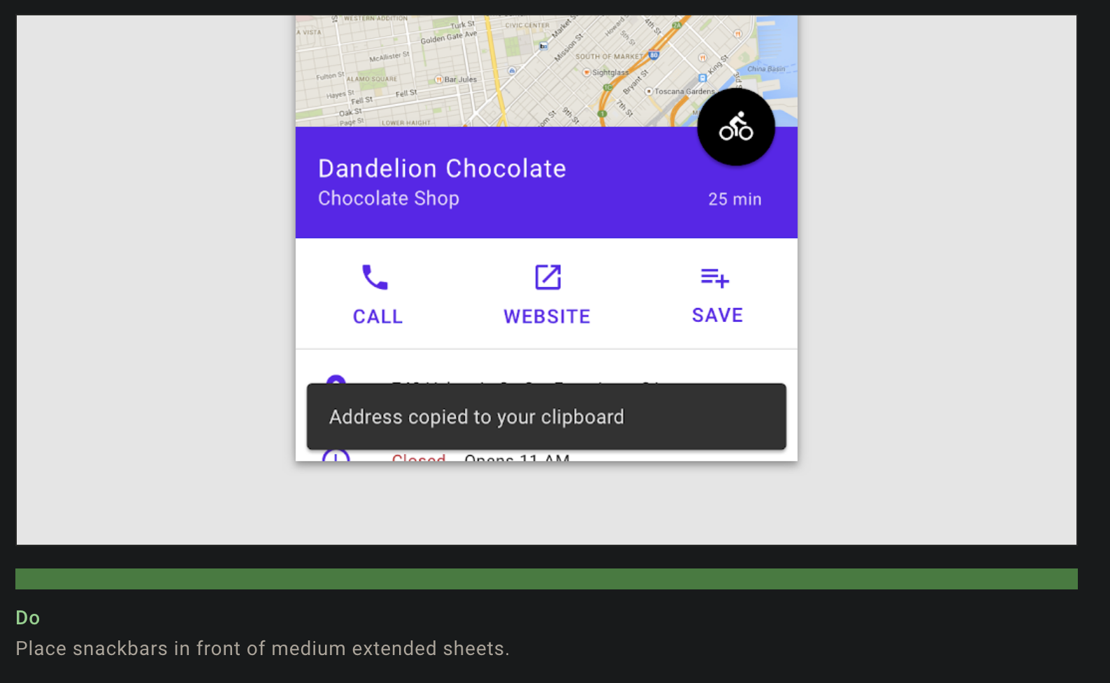 Scaffold Snackbar Over `scaffoldbottomsheet` Content Even With `snackbarbehaviorfloating 