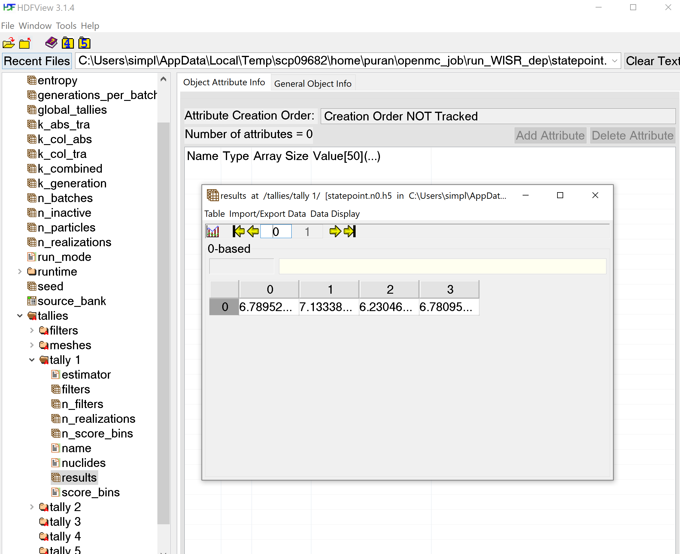 Openmc Simulation Nx H5 Does Not Contain Tally Results · Issue 2430 · Openmc Dev Openmc · Github