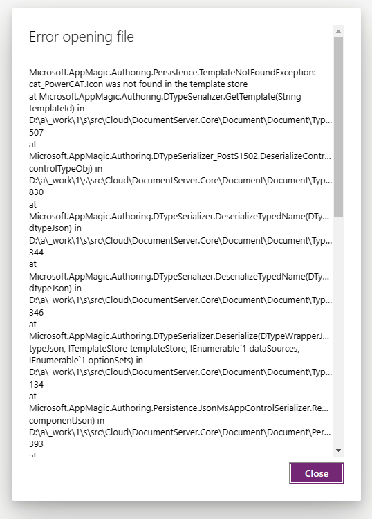 Unable To Open Powerapp With Creatorkit Fluent Ui Icon · Issue 274 · Microsoft Powercat Creator