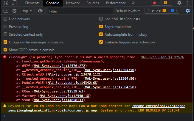 The floating menu button on the lower right no longer shows the MAl-Sync menu · Issue #1404 ...
