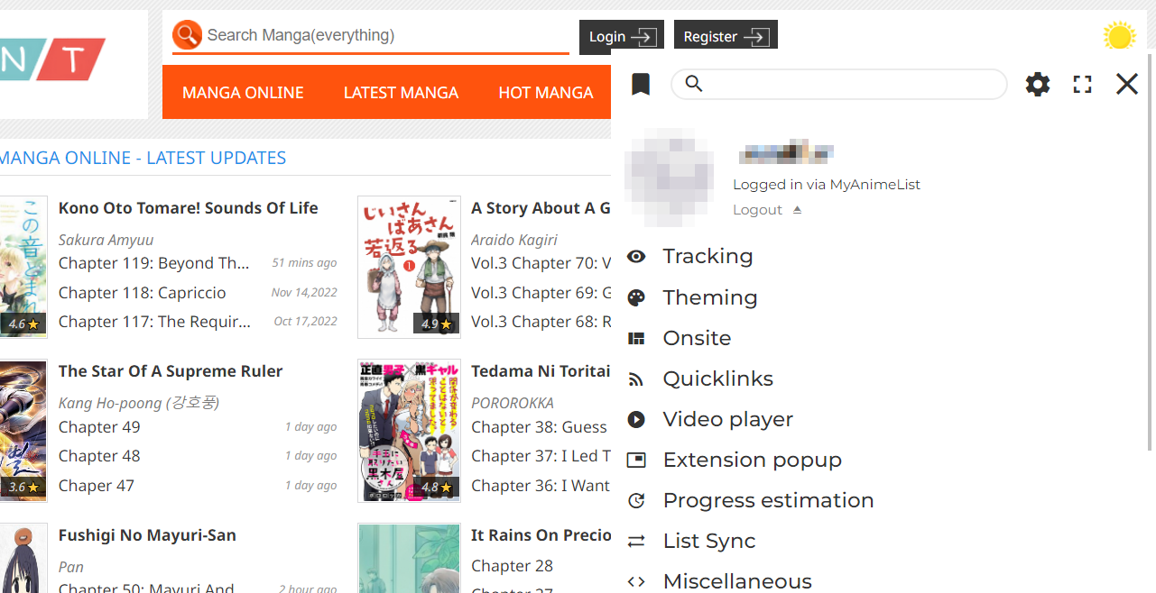 The floating menu button on the lower right no longer shows the MAl-Sync menu · Issue #1404 ...