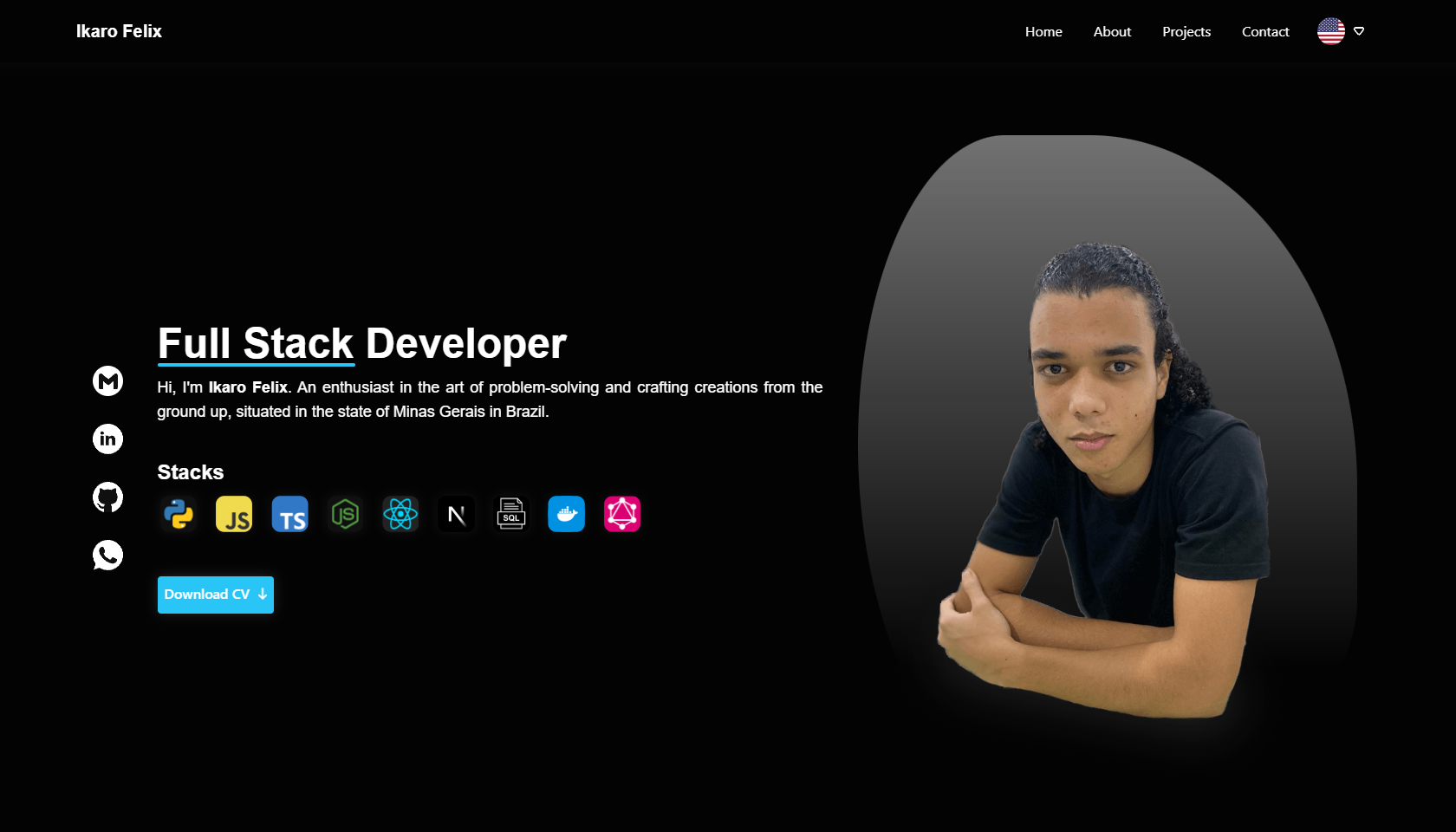 GitHub - ikarofelix/Portfolio: Portfólio pessoal exibindo projetos e ...