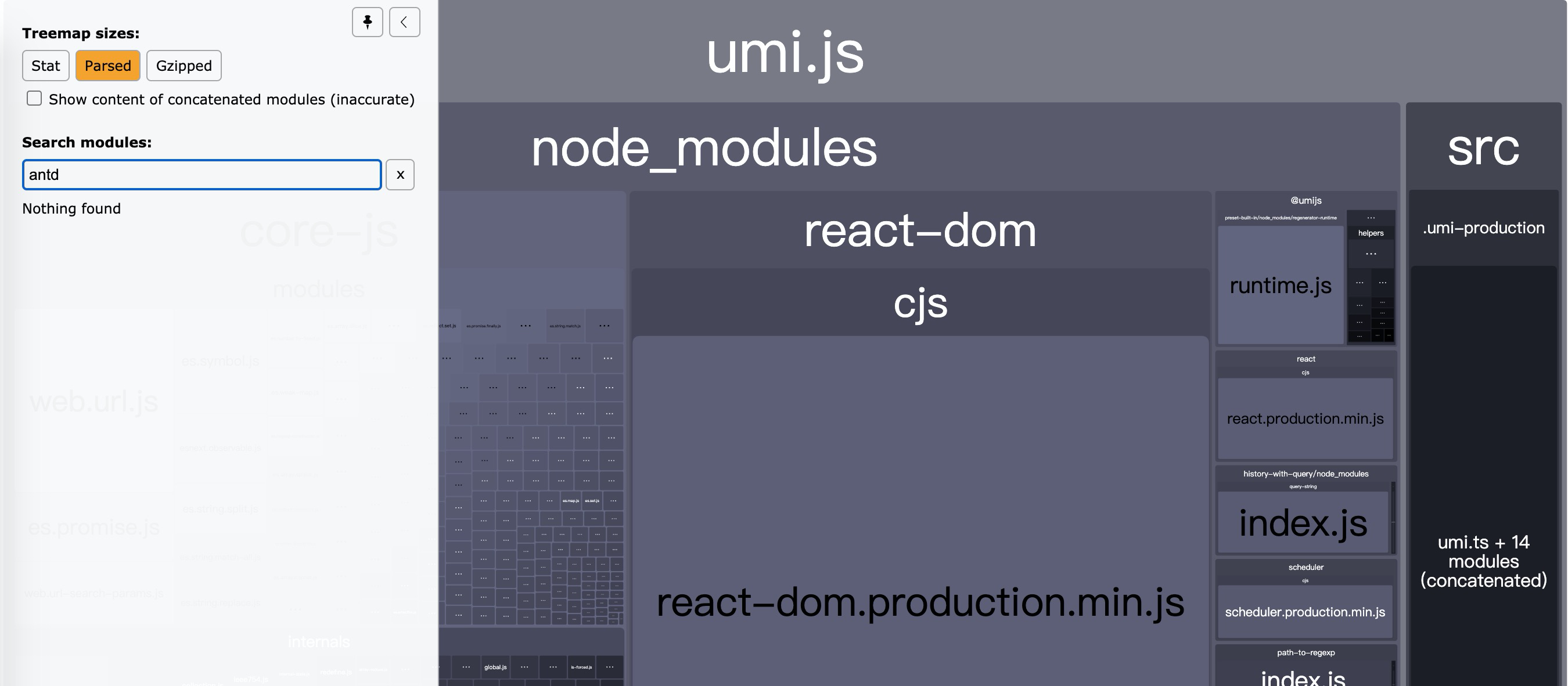 [Bug] 无关代码被自动引入并打包 · Issue #7026 · umijs/umi · GitHub