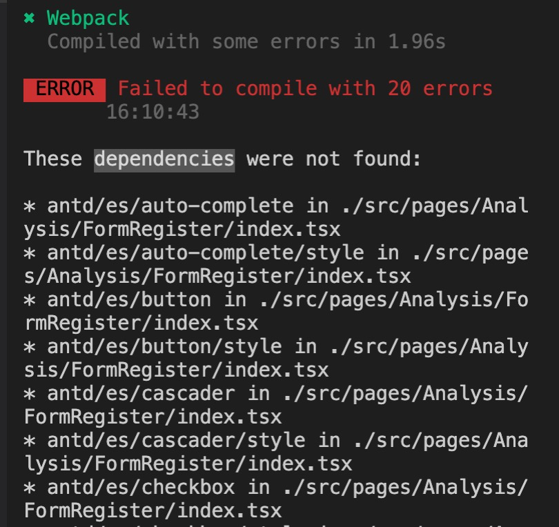 umi ui 问题汇总 · Issue #4456 · umijs/umi · GitHub
