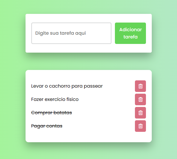 GitHub - analuizacosta08/Lista-De-Tarefas: Projeto realizado tem o objetivo de criar uma lista ...