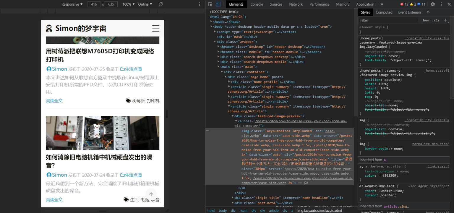 [BUG] Error on loading homepage featuredImagePreviews · Issue #486 · dillonzq/LoveIt · GitHub