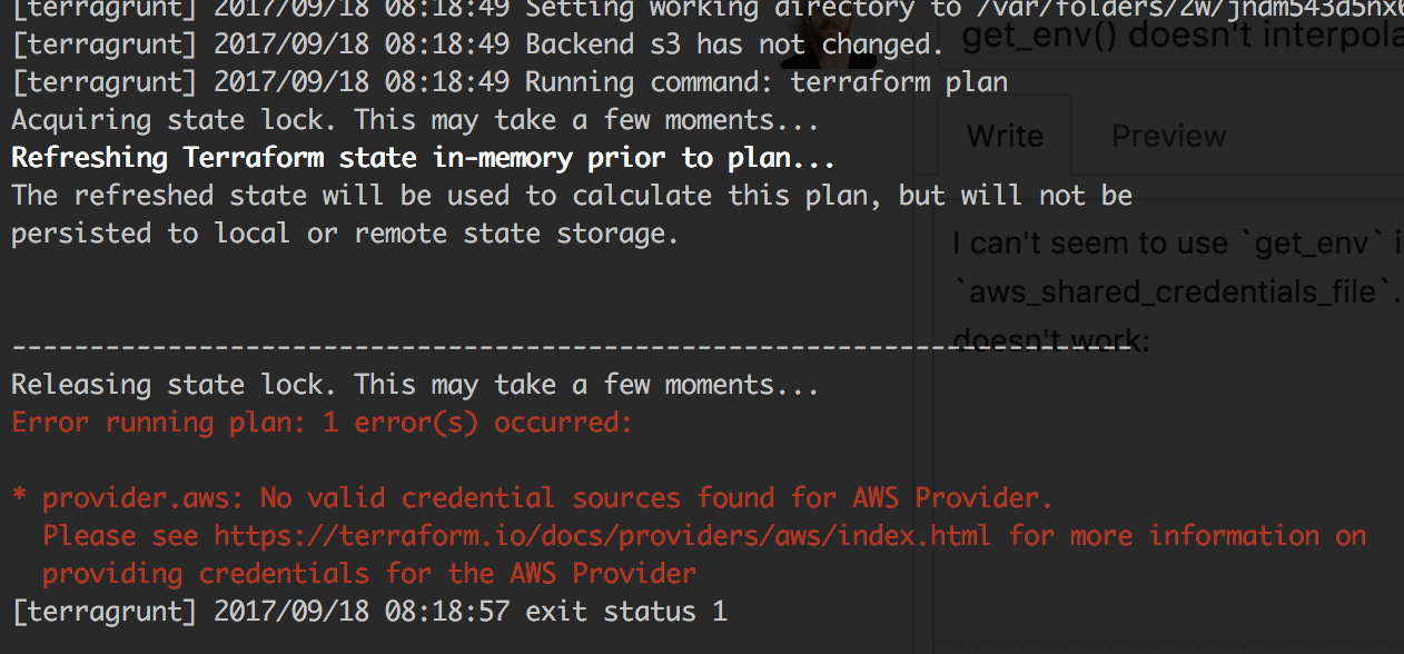 get_env() doesn't interpolate paths correctly · Issue #295 · gruntwork-io/terragrunt · GitHub