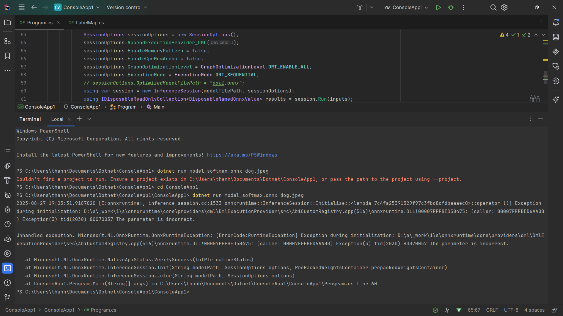 Softmax Node Error With Amd Gpu In C Api · Issue 17307 · Microsoftonnxruntime · Github