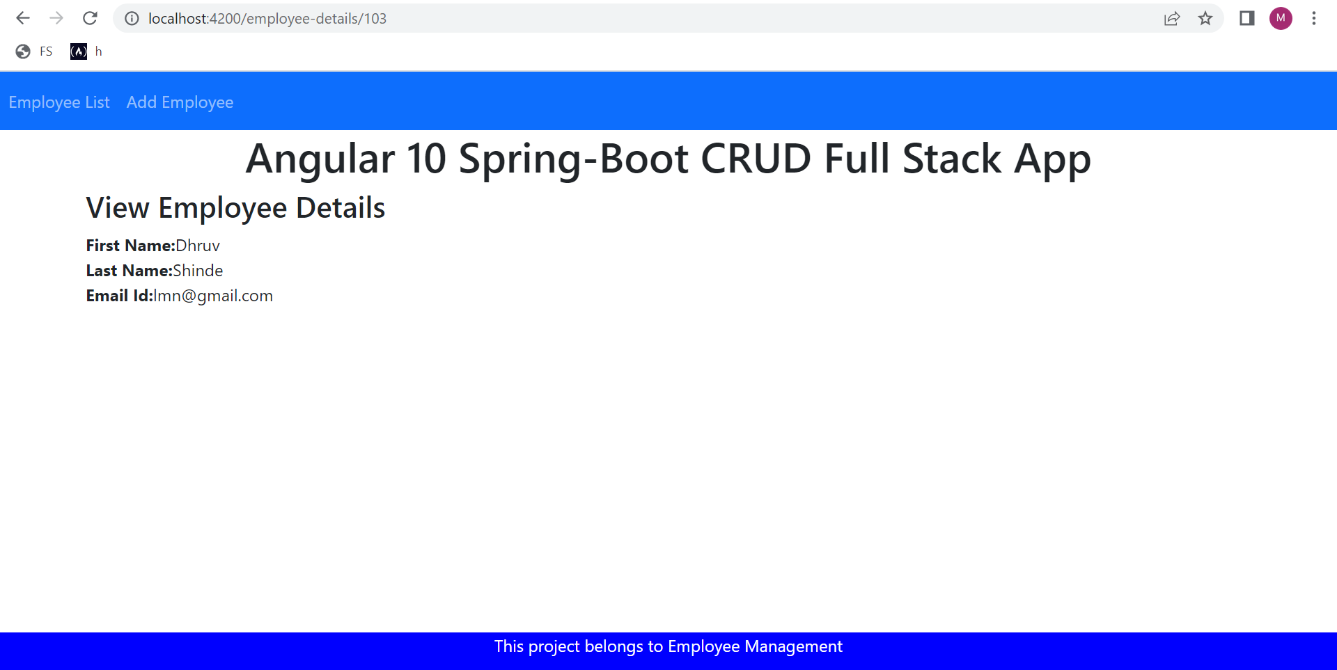 Github Minalpatil7employeemanagementsystem Angular Frontend Built With Angular Frontend