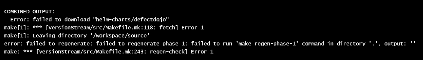 Error Failed To Download Helm Charts Defectdojo · Issue 7111 · Defectdojo Django Defectdojo
