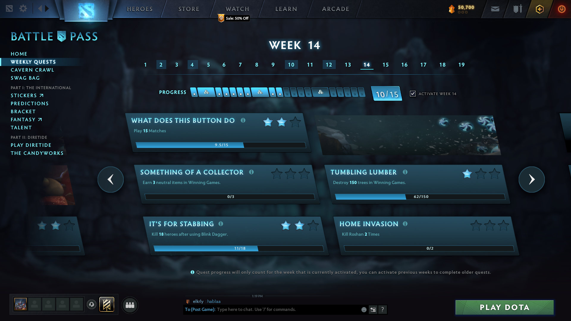 Weekly Quest in Diretide not Working · Issue #5778 · ValveSoftware/Dota2-Gameplay · GitHub