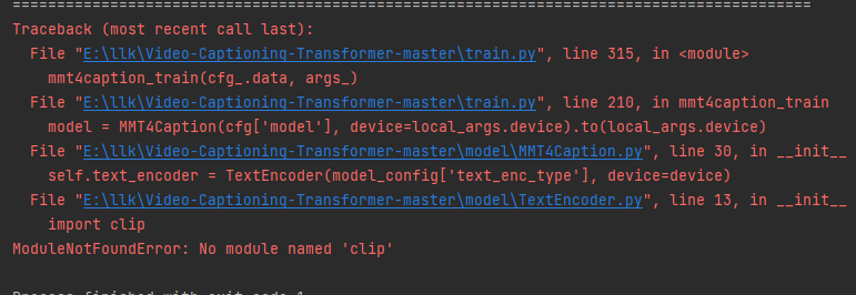 ModuleNotFoundError: No module named 'clip' · Issue #17 · Kamino666 ...