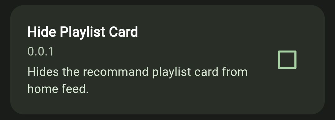 bug: hide-playlist-card patch's description · Issue #353 · inotia00/ReVanced_Extended · GitHub
