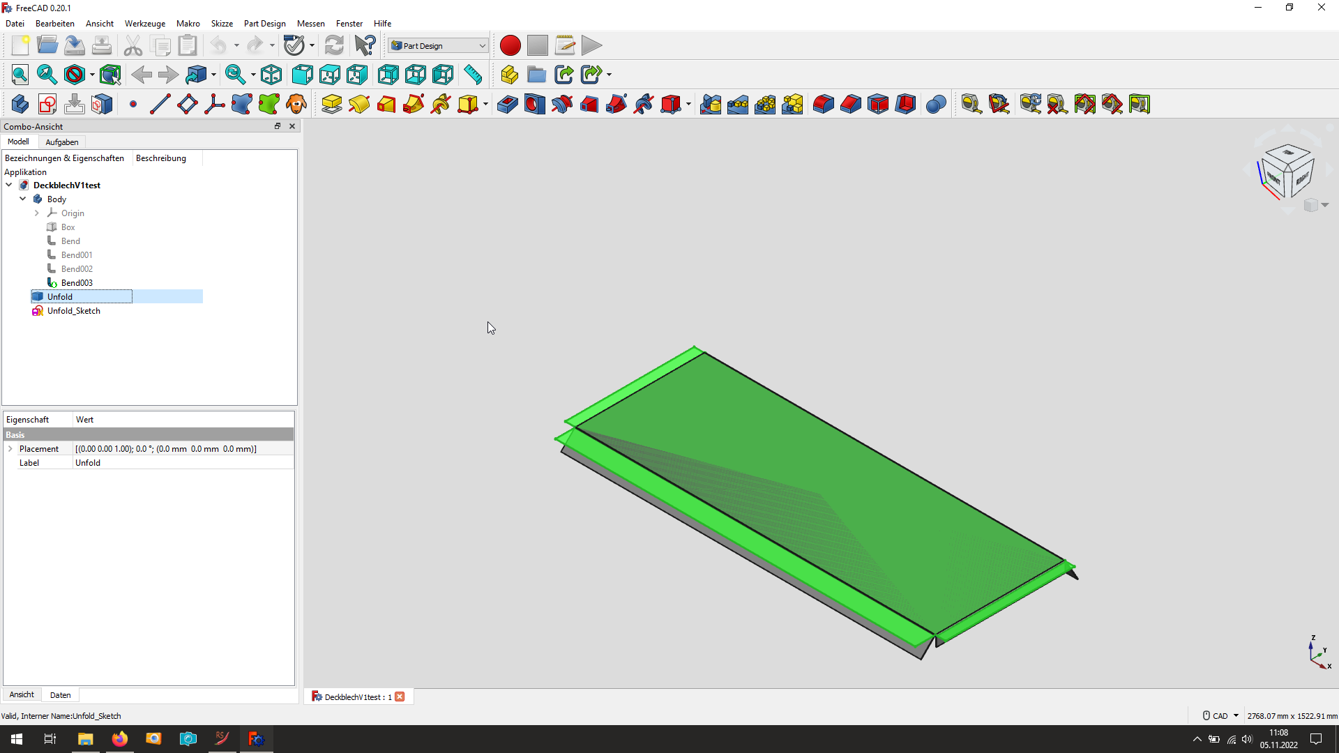 Bug? Unfold not working correctly ... · Issue #254 · shaise/FreeCAD_SheetMetal · GitHub
