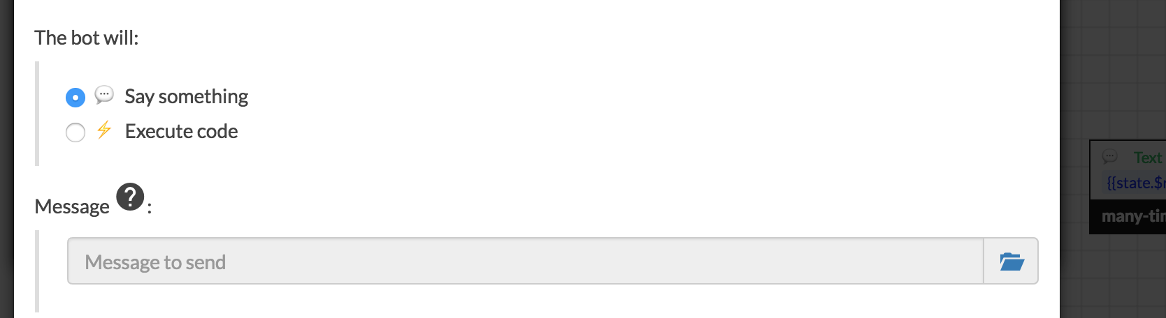 Action button not rendering URL and 'Say Something' not working as expected · Issue #448 ...