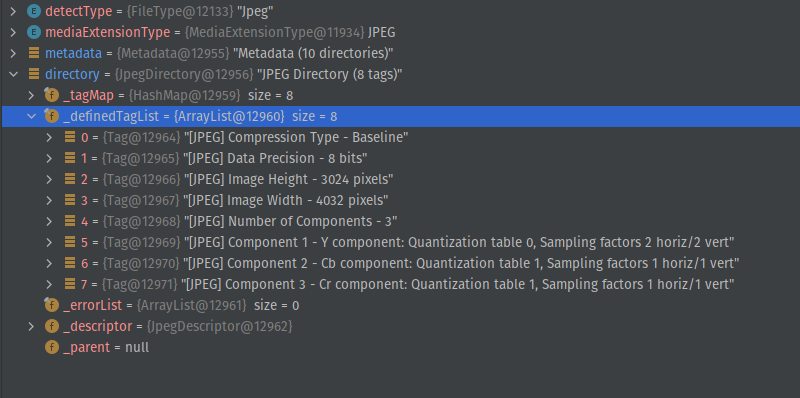 JPG - width and height dimensions are switched · Issue #567 · drewnoakes/metadata-extractor · GitHub