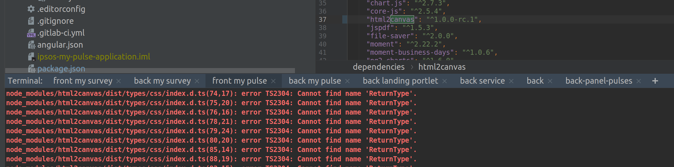 html2canvas@1.0.0-rc.2 makes Angular project build failed,html2canvas@1.0.0-rc.1 is ok. · Issue ...